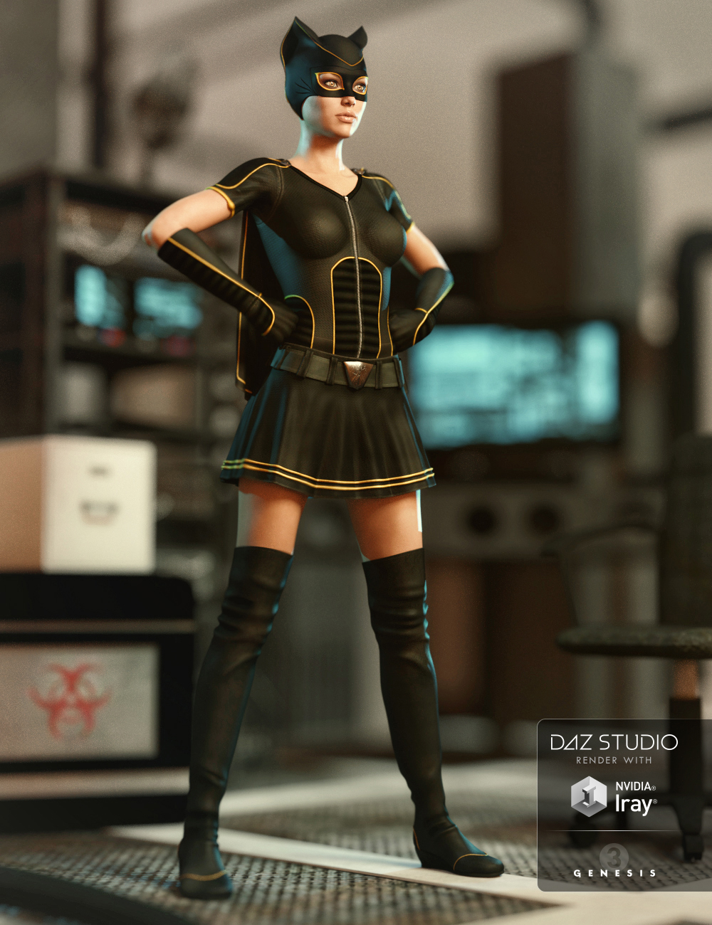 Genesis 3 Superhero Bundle | Daz 3D