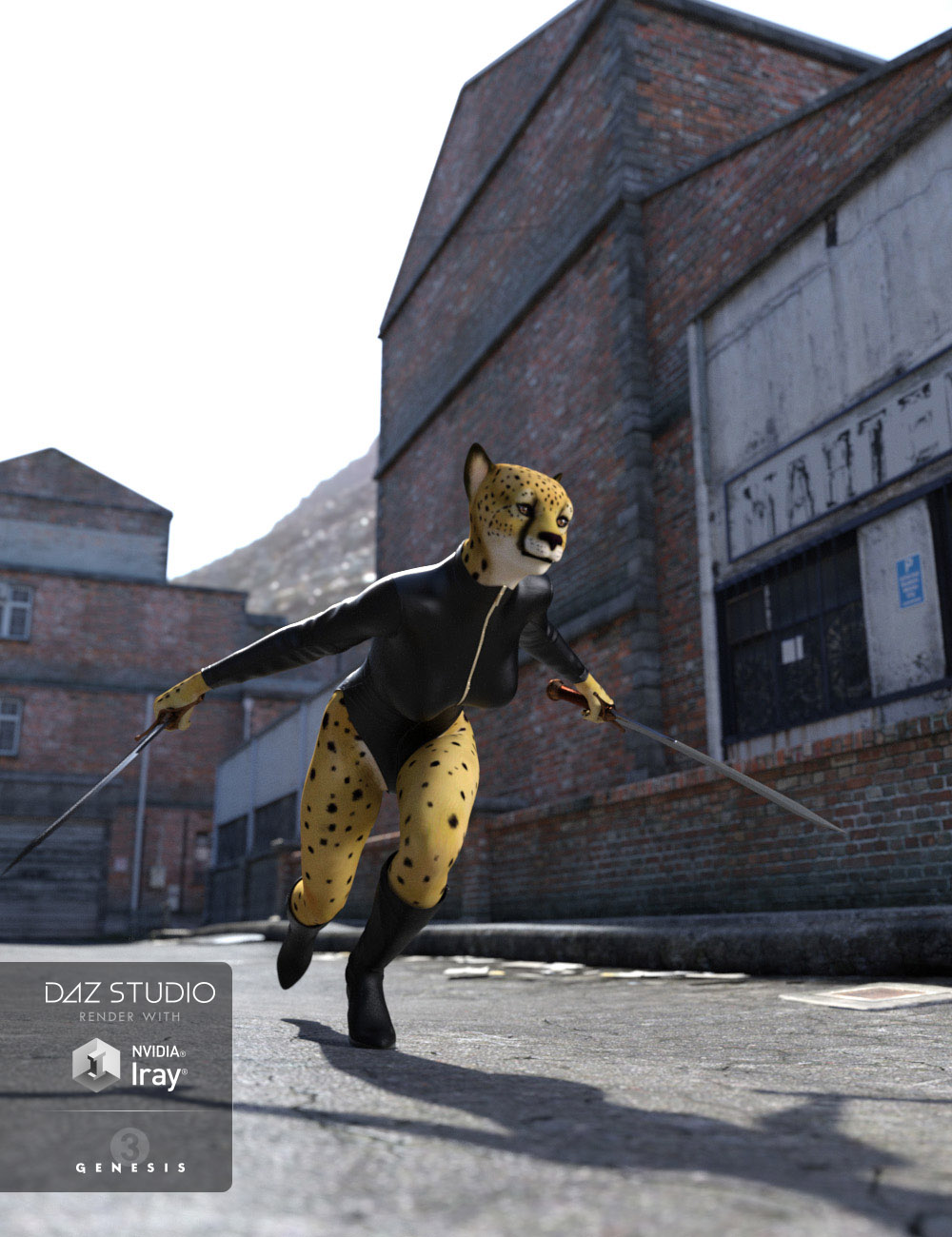 Cheetah Girl for Genesis 3 Female | Daz 3D