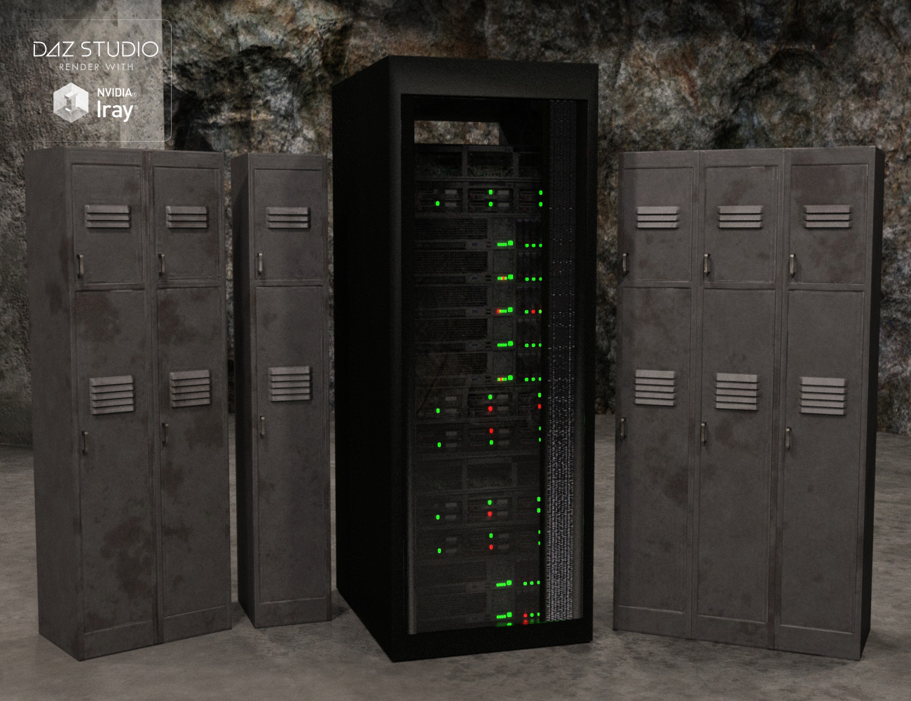 Deep Underground Command Center | Daz 3D