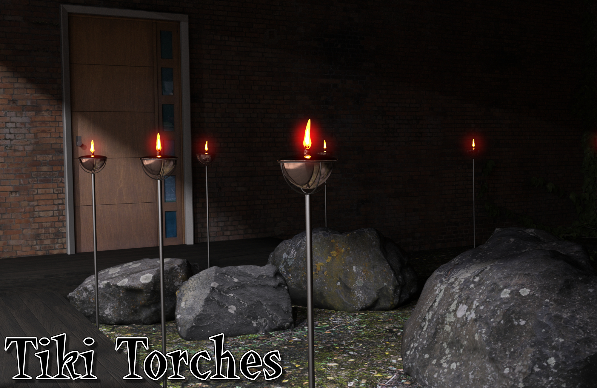 Tiki Torches | Daz 3D