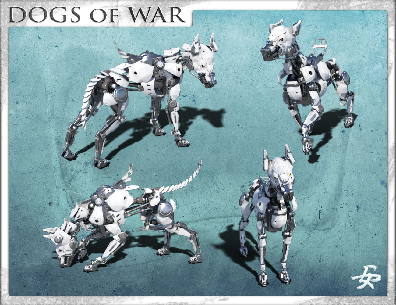 Dogs of War Poses | Daz 3D