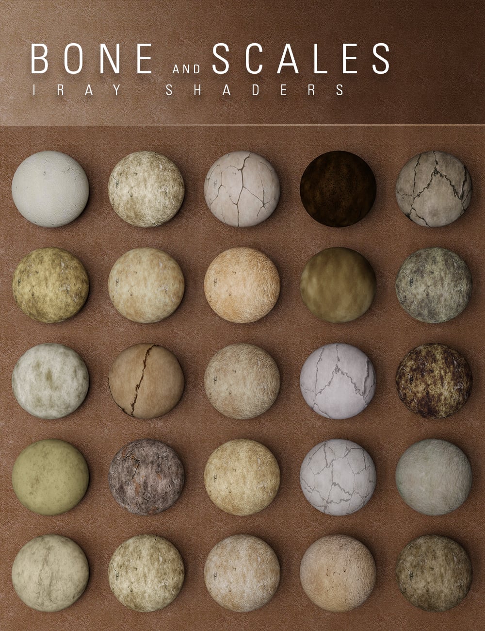 Bone and Fantasy Scale Iray Shaders | Daz 3D