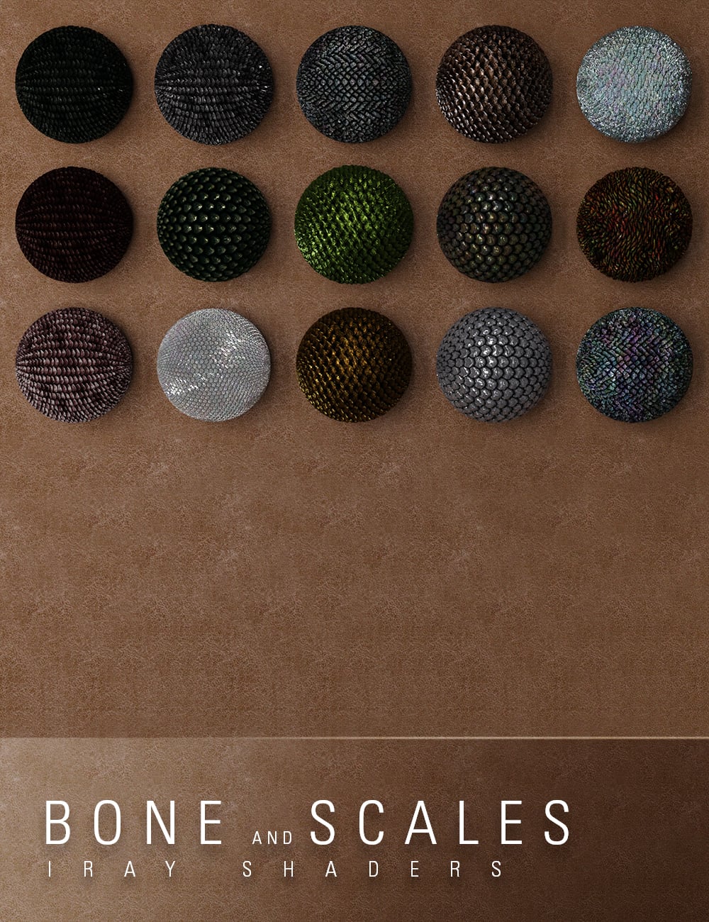 Bone and Fantasy Scale Iray Shaders | Daz 3D