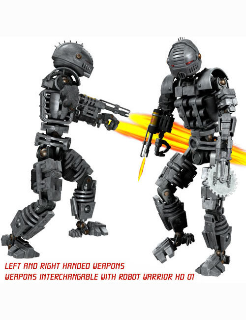 RobotWarrior HD 02 | Daz 3D