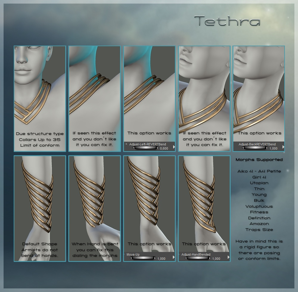 Tethra - Structural Jewelry | Daz 3D