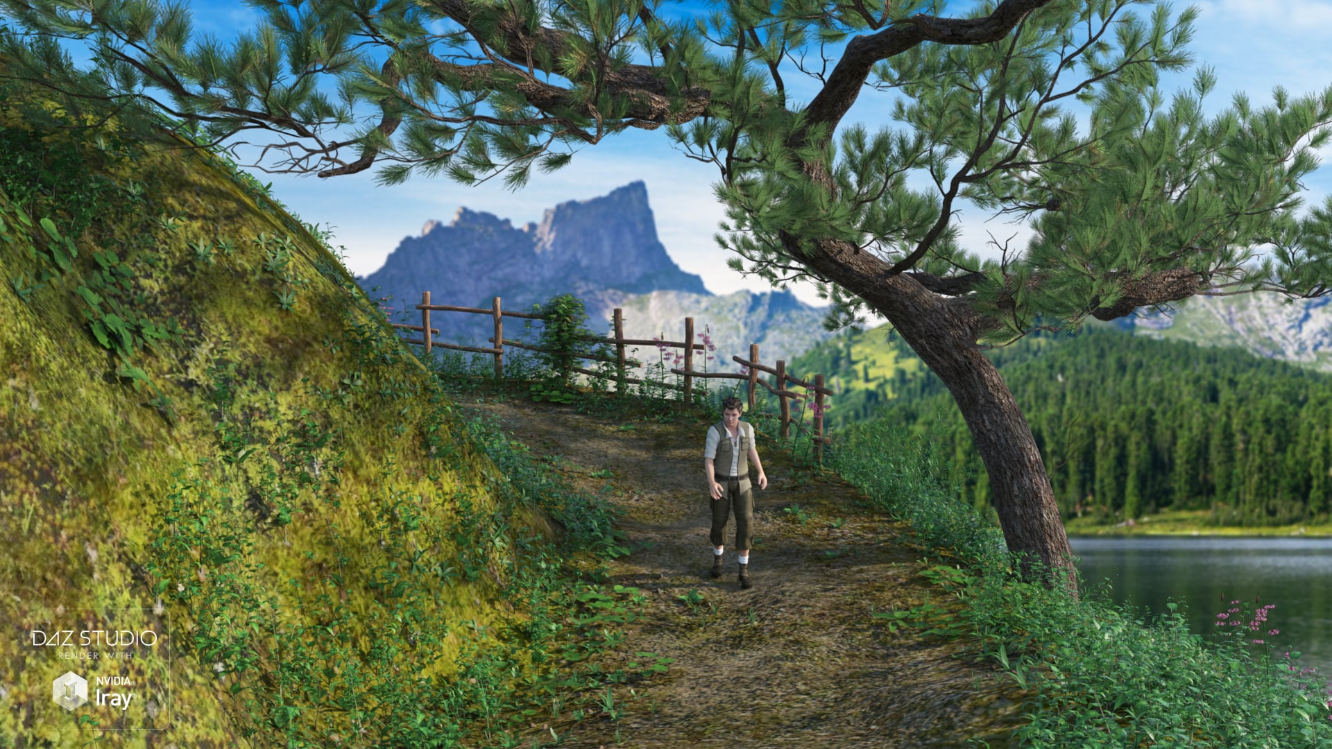 Mountain Trail | Daz 3D