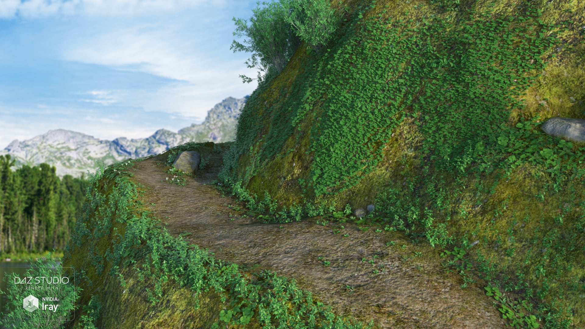 Mountain Trail | Daz 3D