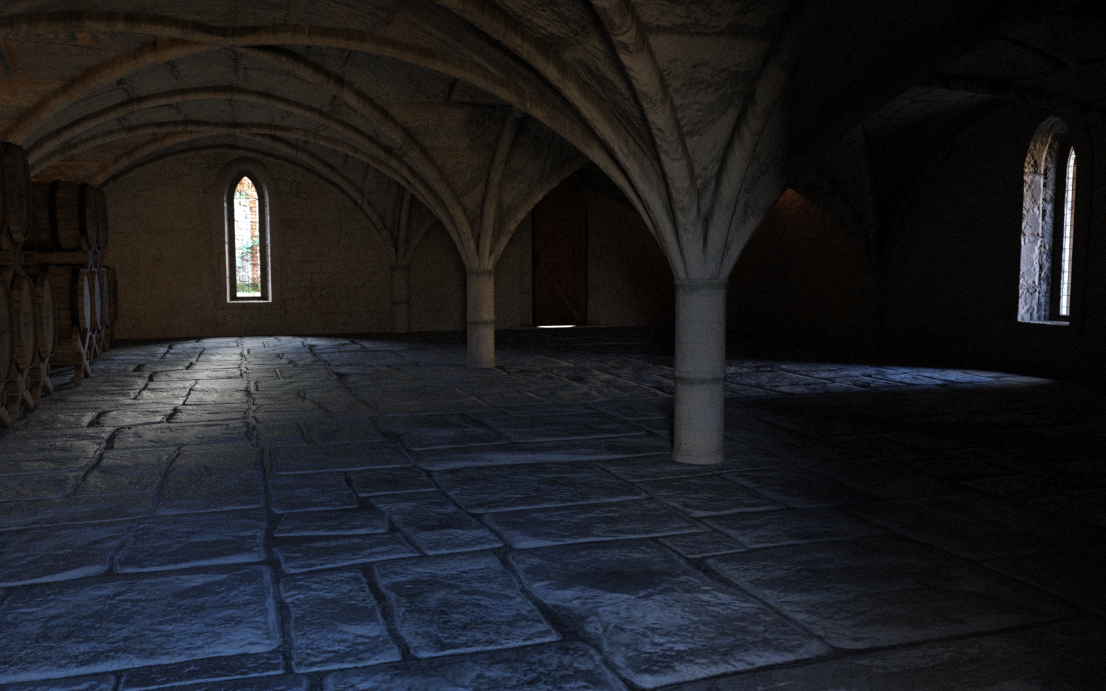Medieval Hall and Garden | Daz 3D