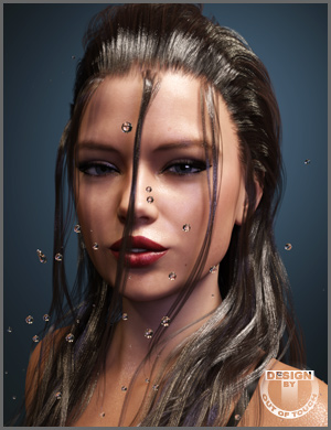 Drop Wet Hair for Genesis 3 Female(s) | Daz 3D