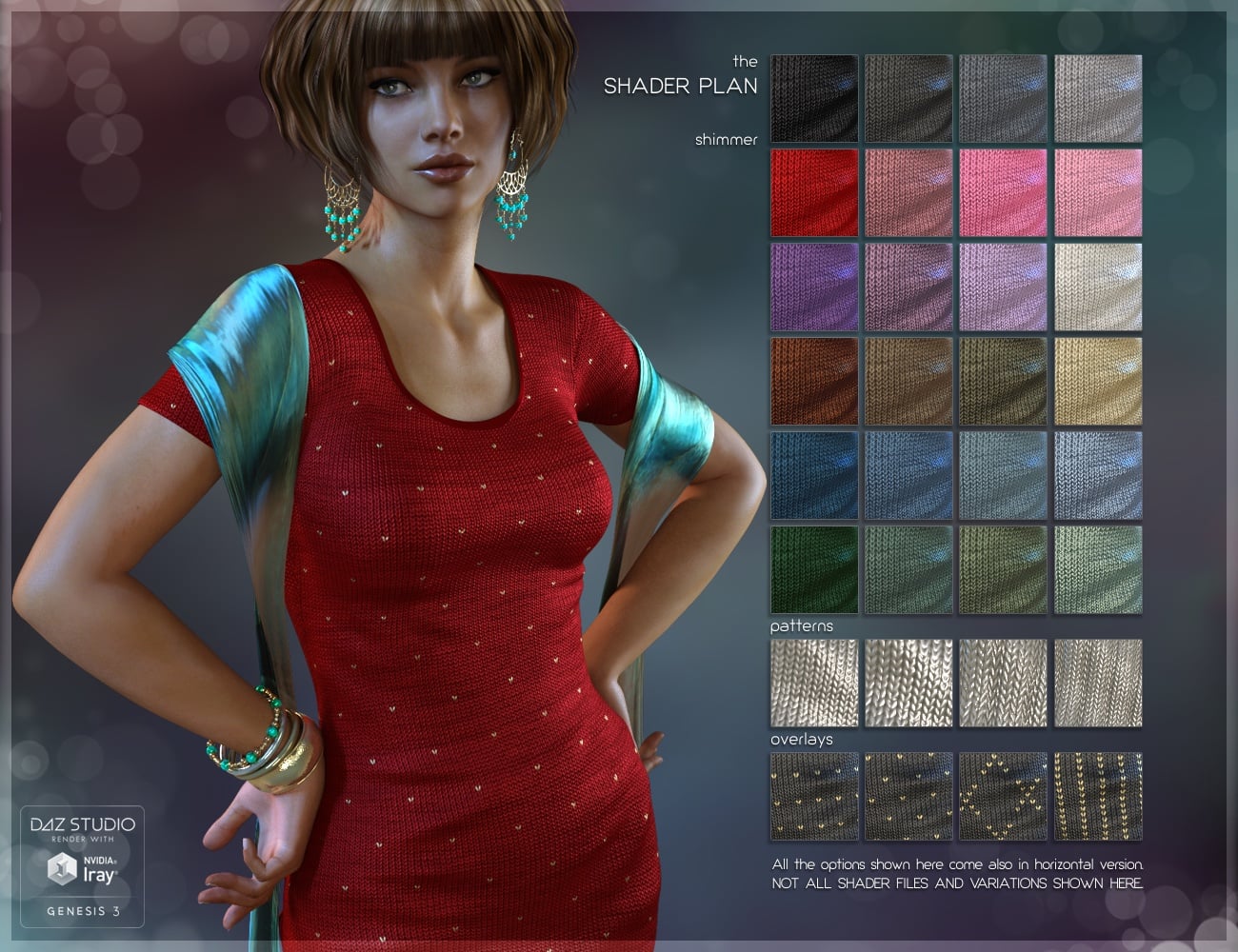 The Shader Plan - Light Knits for Iray | Daz 3D