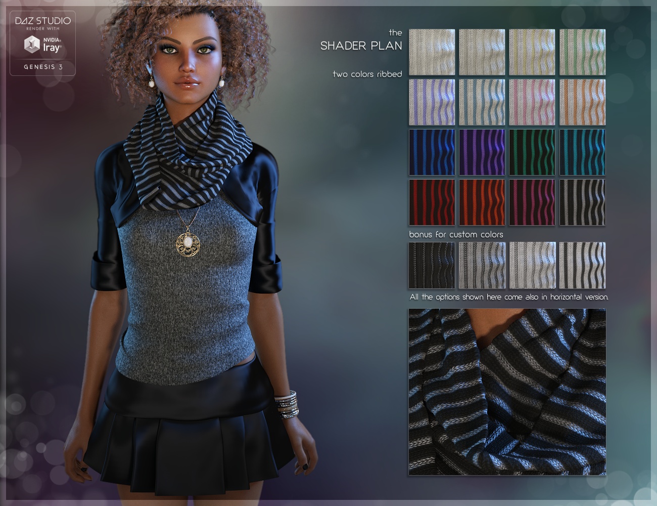 The Shader Plan - Light Knits for Iray | Daz 3D
