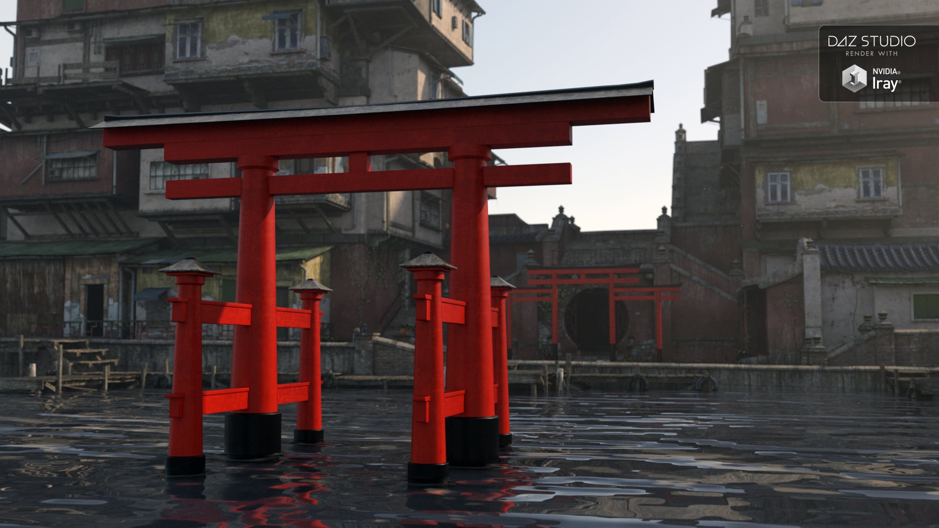 Torii Walkway | Daz 3D