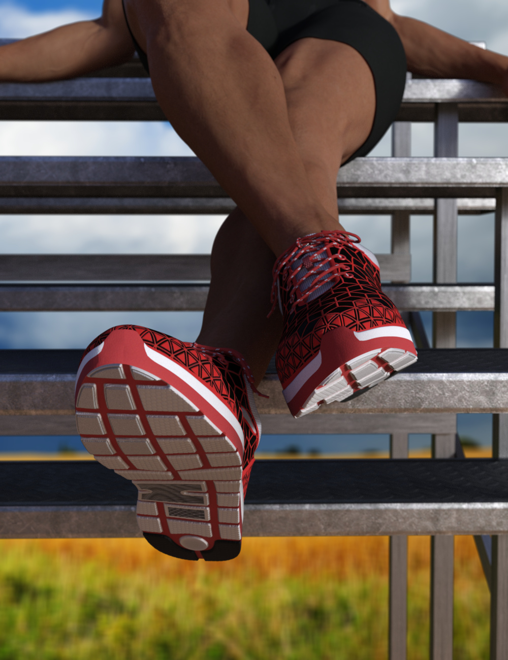 TreadZ Athletic Collection Genesis 3 Male(s) | Daz 3D