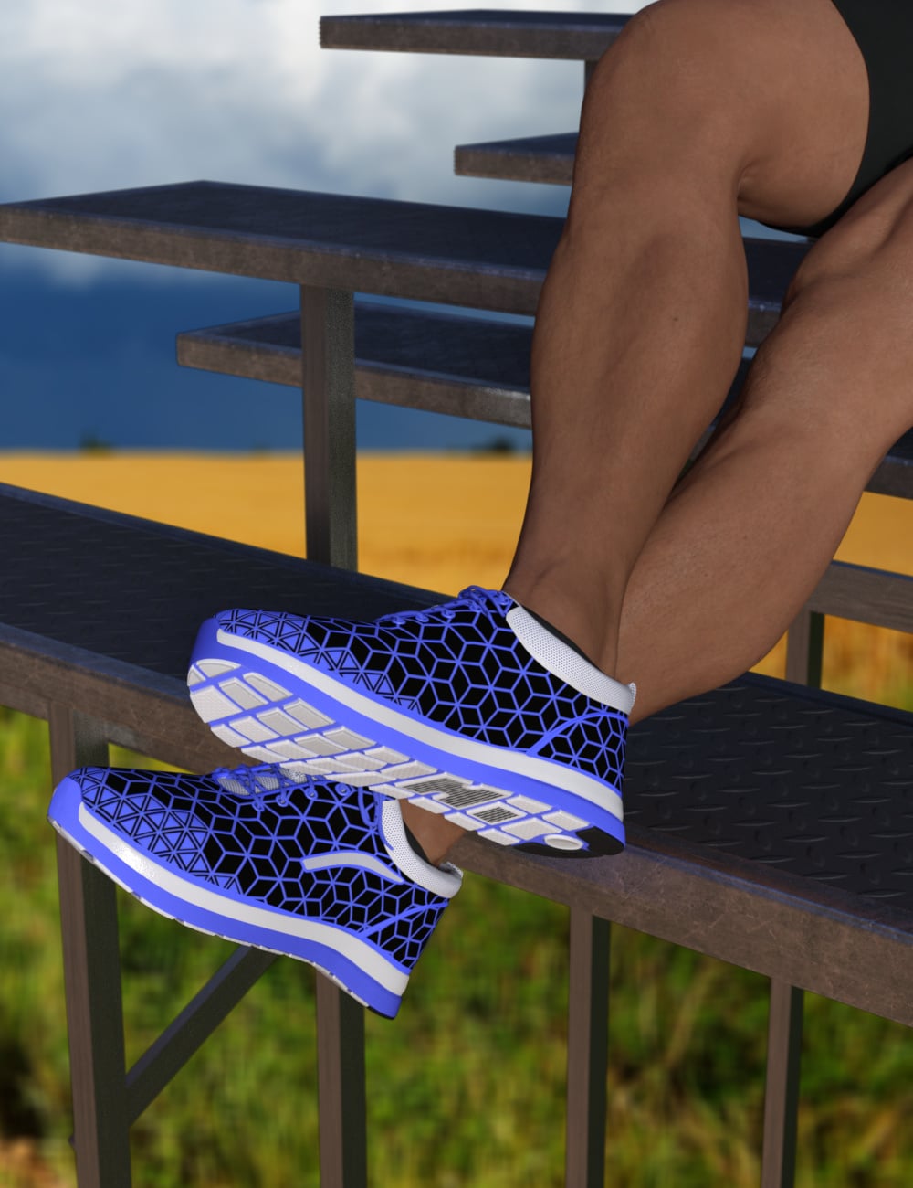 TreadZ Athletic Collection Genesis 3 Male(s) | Daz 3D