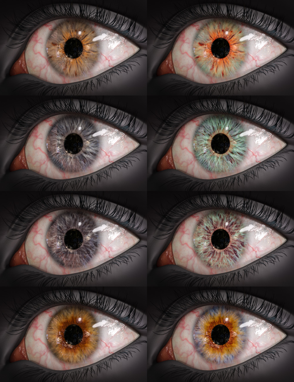 Project EYEray - Eye Material Suite and Merchant Resource for Genesis 3 ...