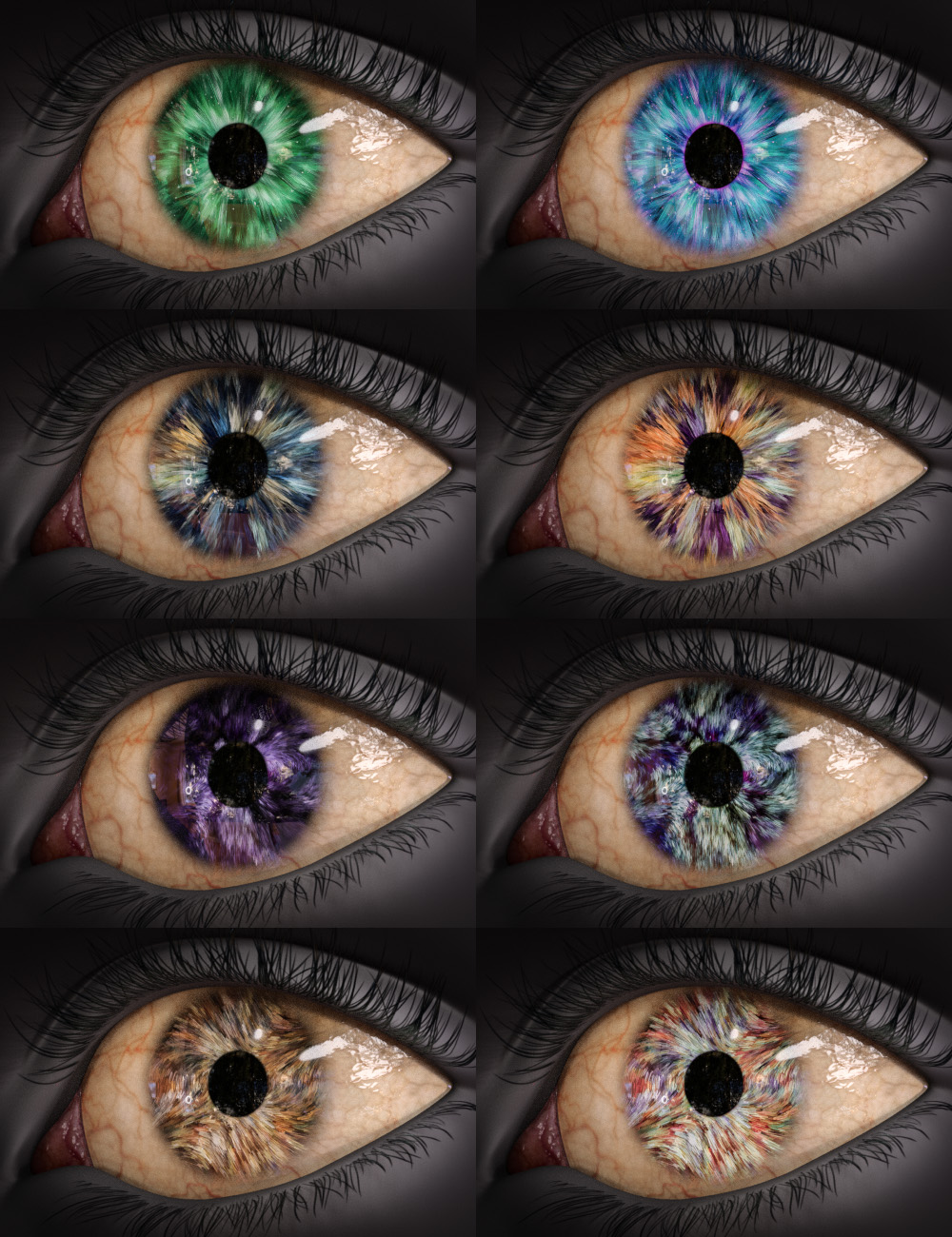 Project EYEray - Eye Material Suite and Merchant Resource for Genesis 3 ...