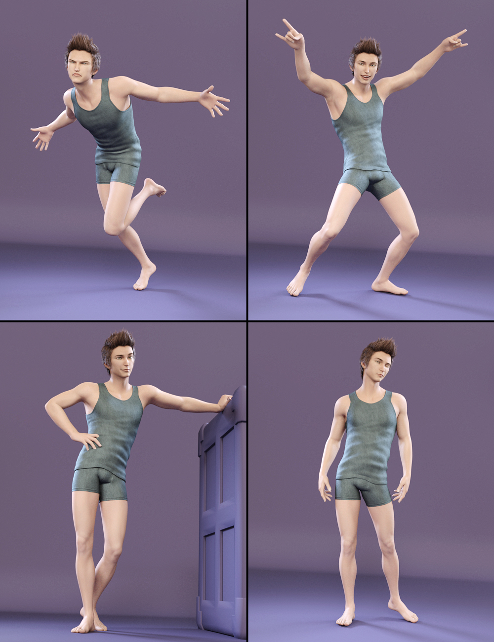 Capsces Poses and Expressions for Kenji 7 | Daz 3D