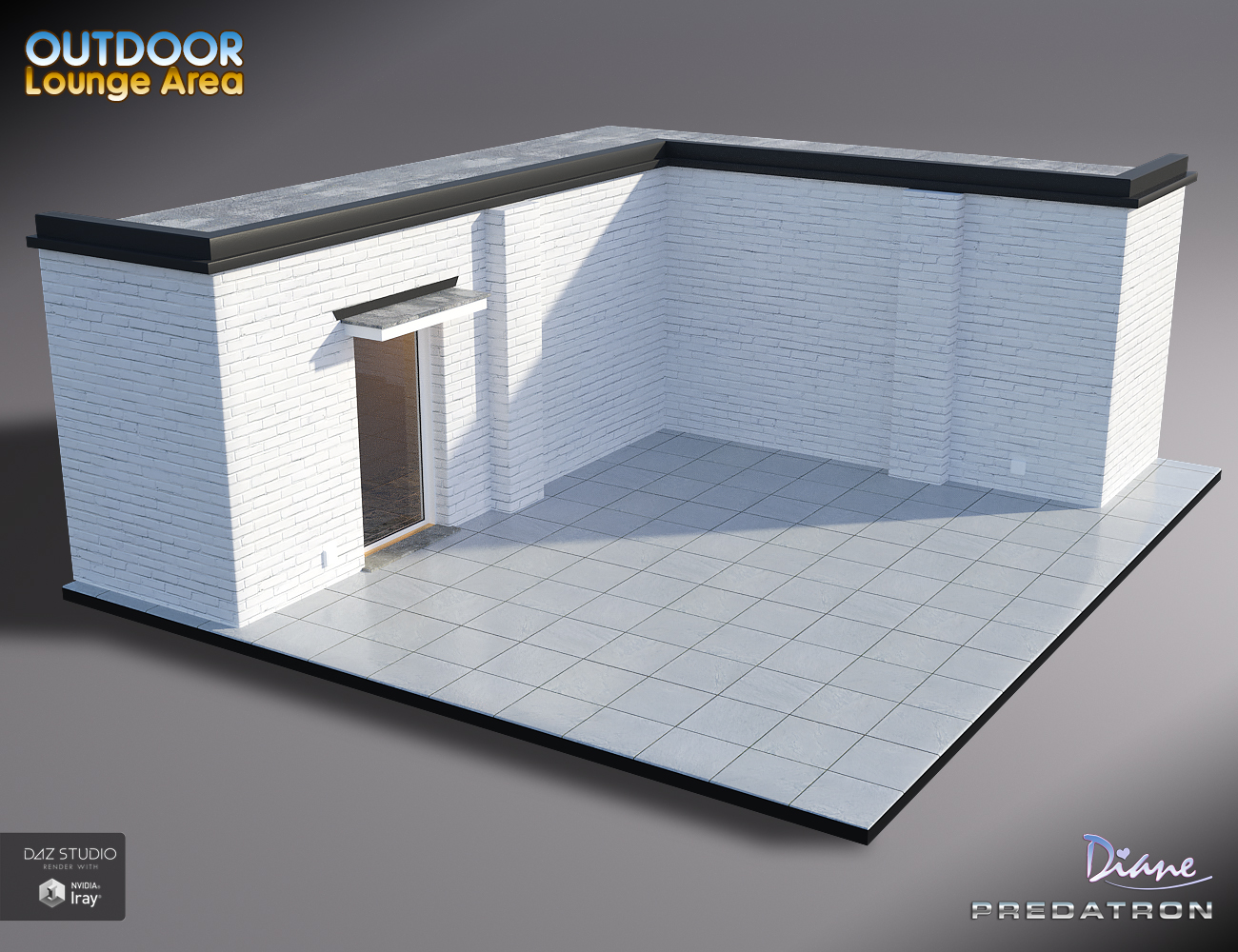 Outdoor Lounge Area | Daz 3D