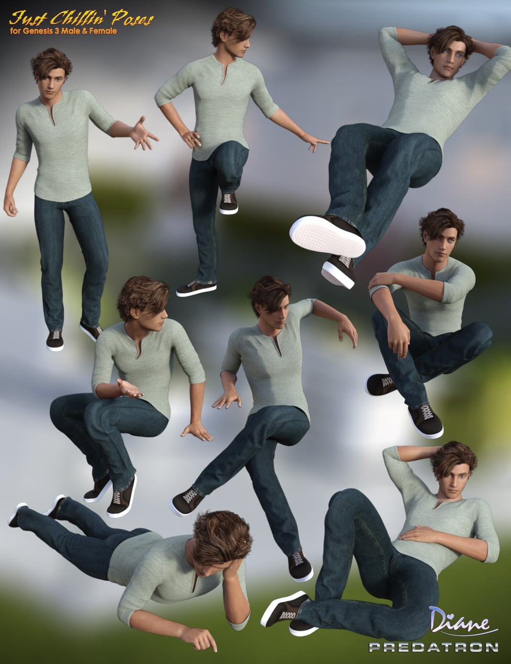 Outdoor Lounge Area Bundle | Daz 3D