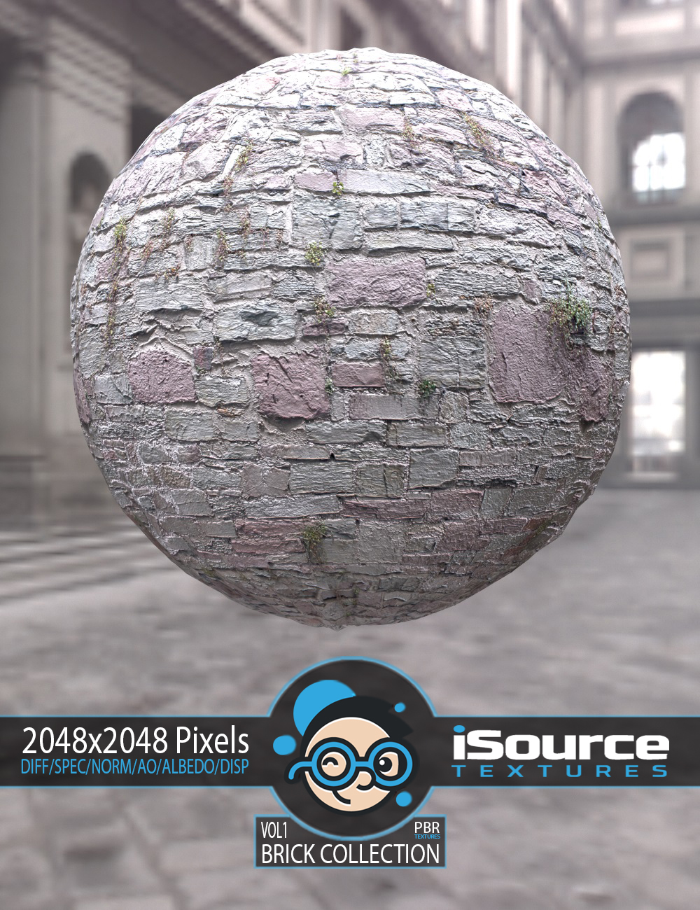 Brick Collection Merchant Resource - Vol1 (PBR Textures) | Daz 3D