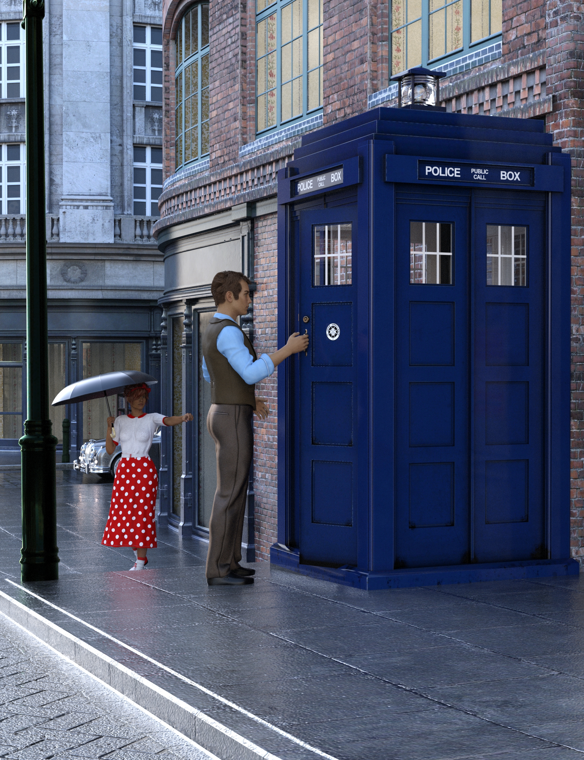 Historic Police Box | Daz 3D