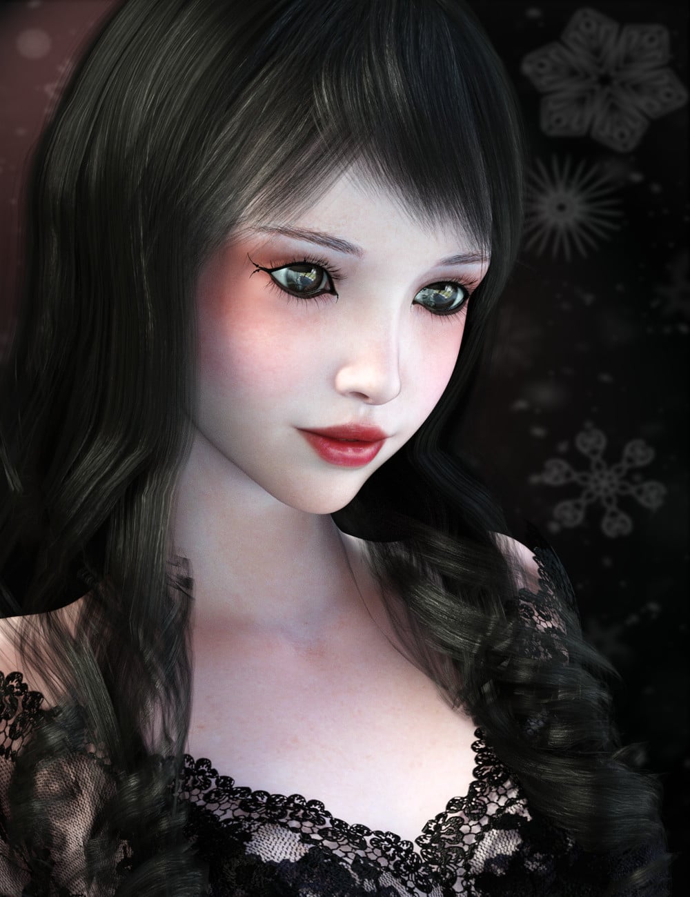 Snowflake for Aiko 7 | Daz 3D
