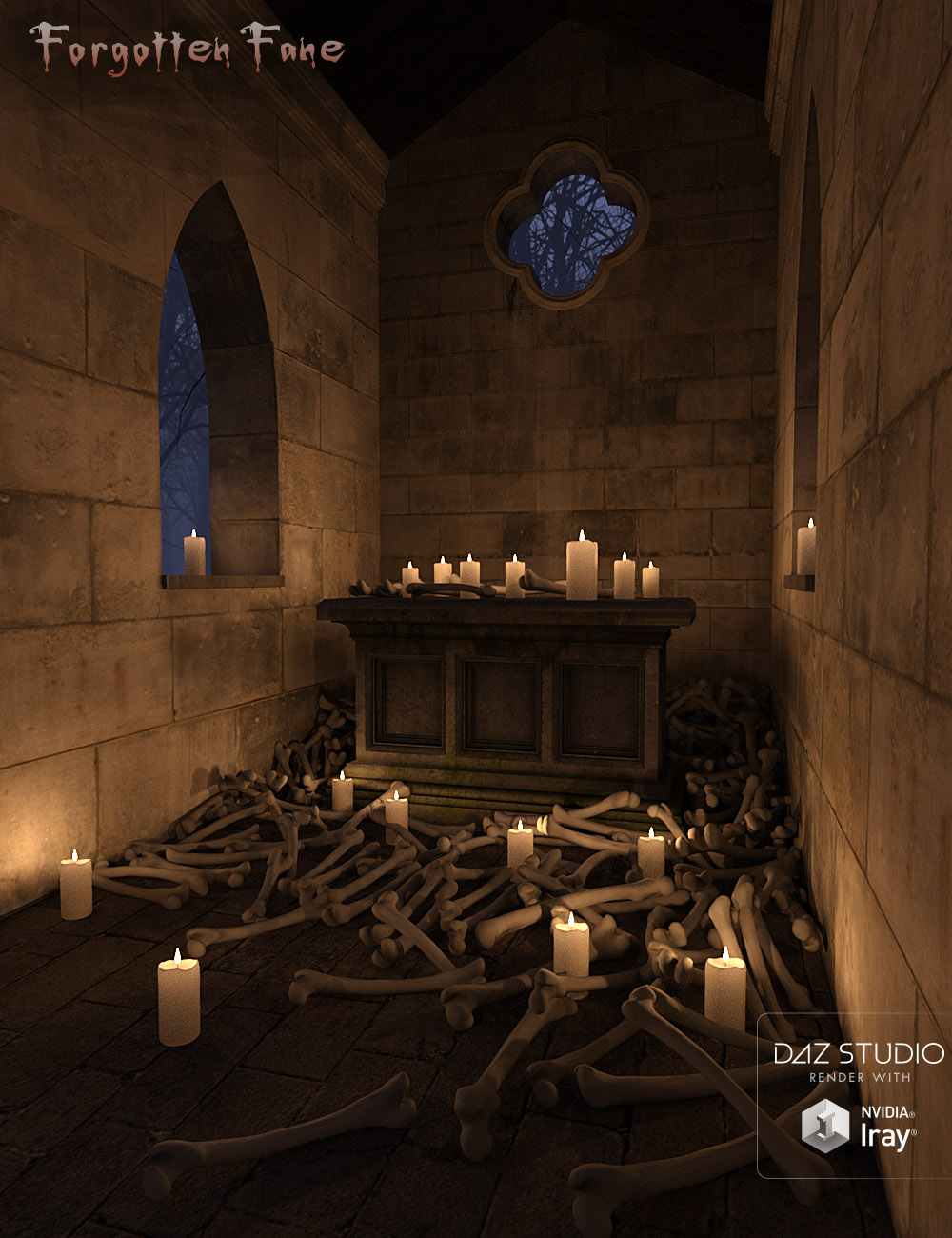 Forgotten Fane Environment and HDRI | Daz 3D