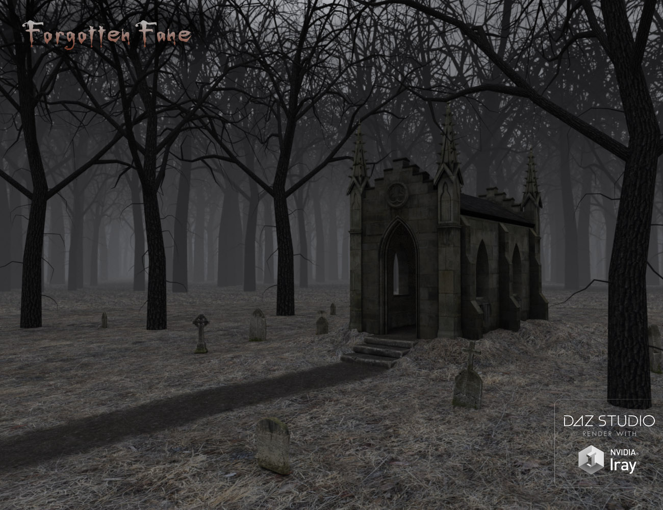 Forgotten Fane Environment and HDRI | Daz 3D