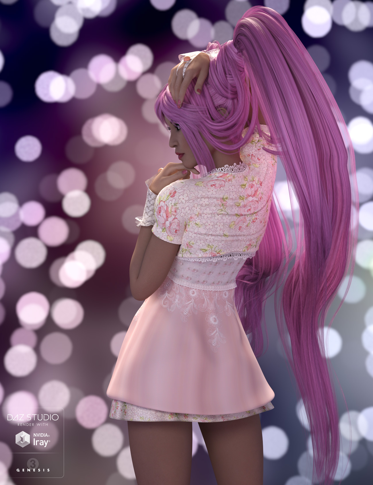 Amethyst Outfit for Genesis 3 Female(s) | Daz 3D