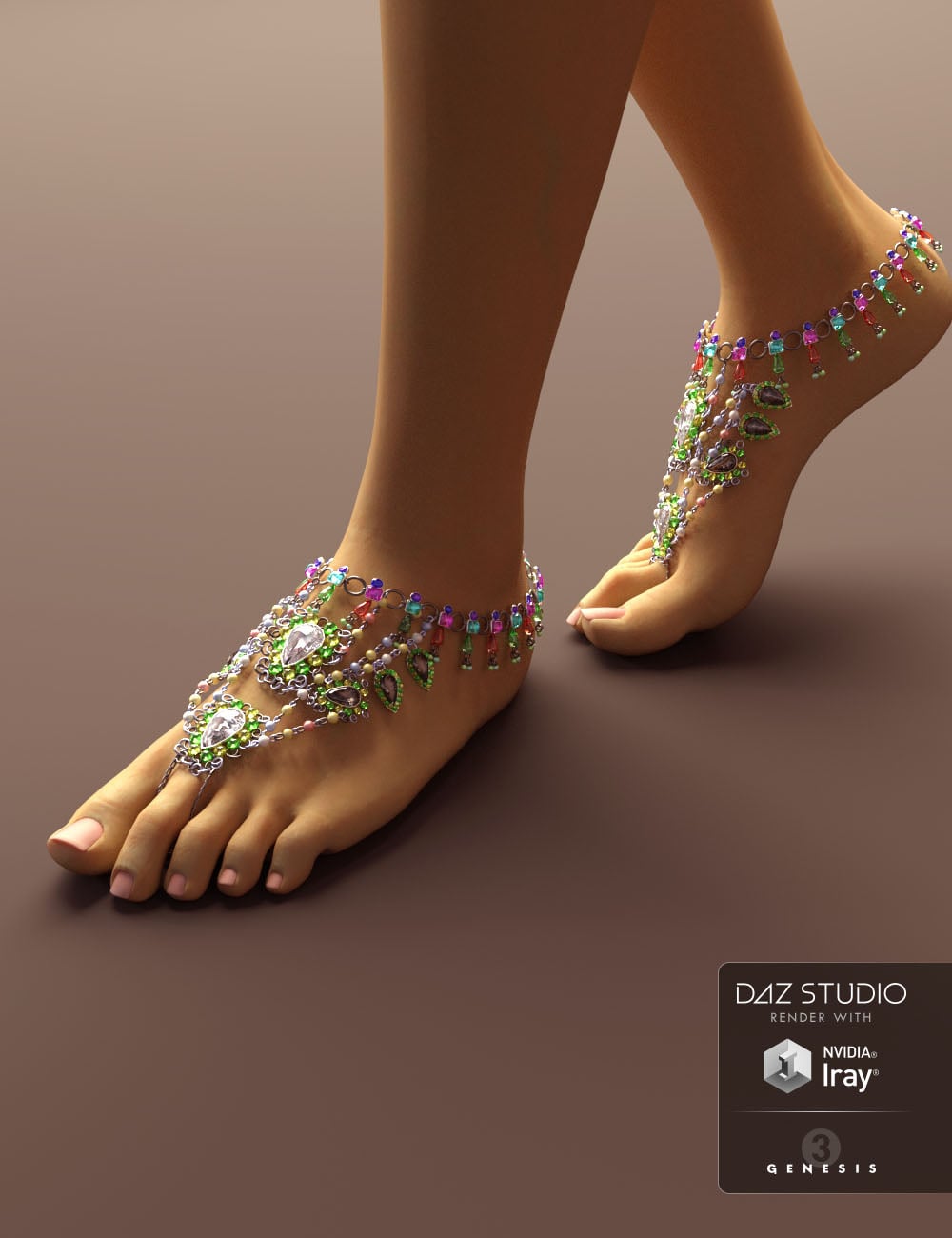 Barefoot Sandal | Daz 3D