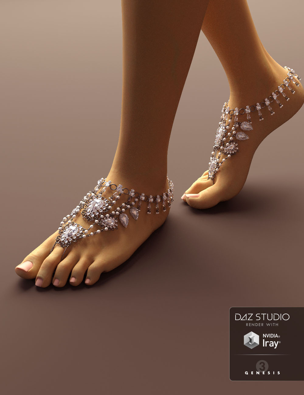 Barefoot Sandal | Daz 3D