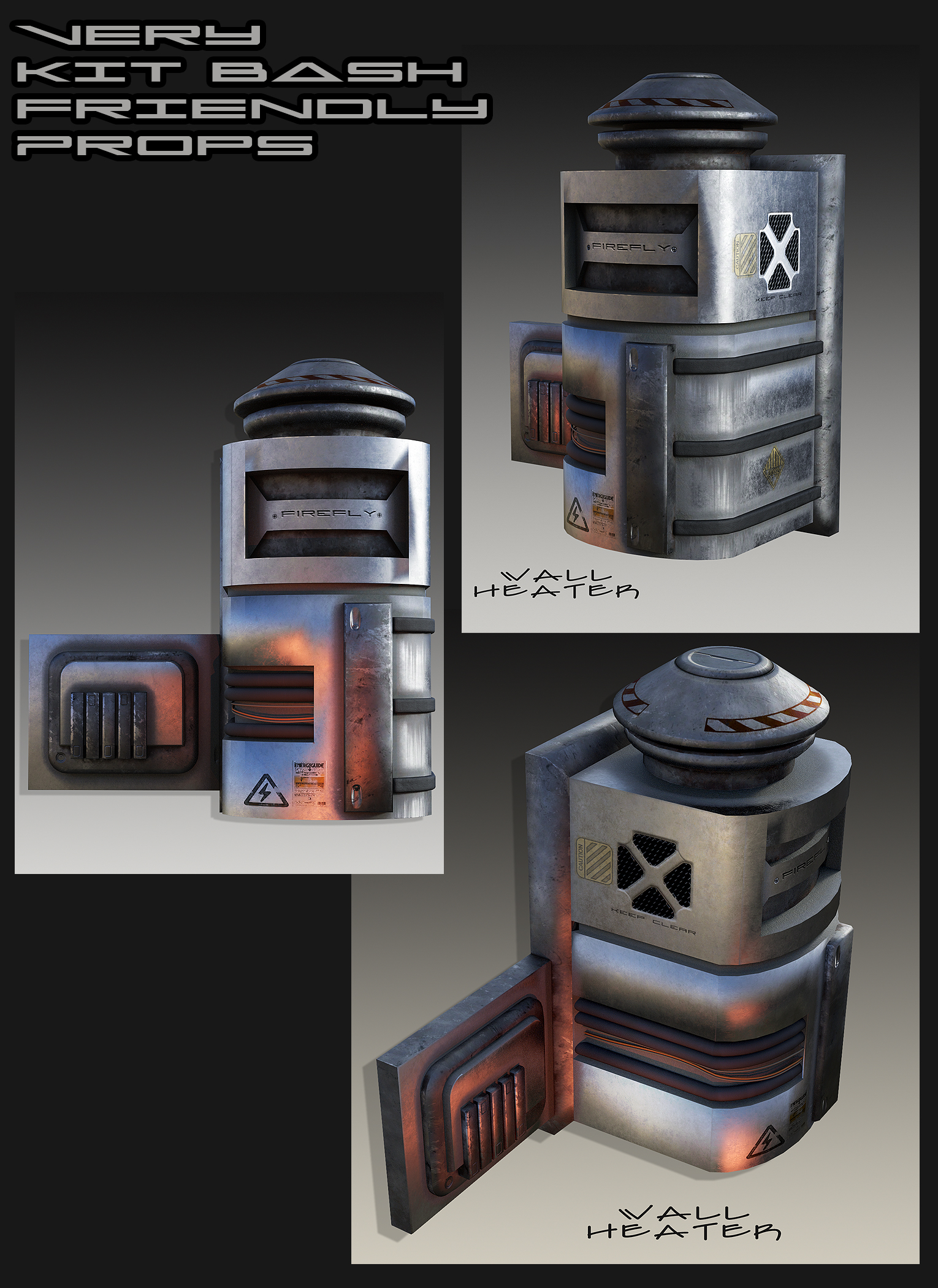 Sci-Fi Black Market Alley / Construction Set | Daz 3D