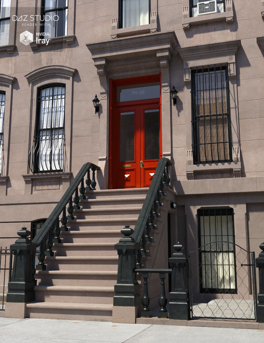 New York Brownstones | Daz 3D