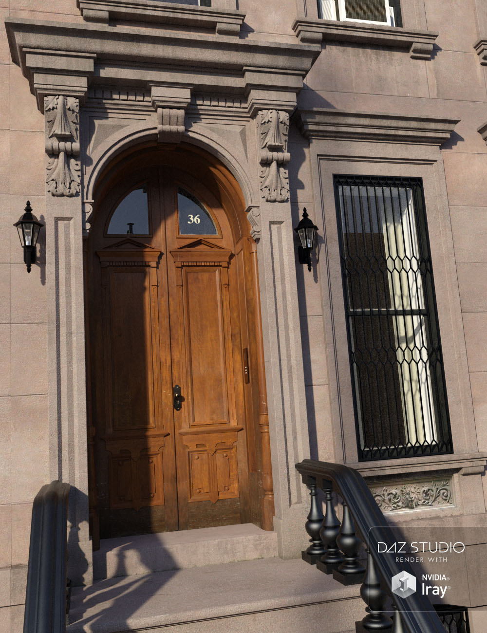 New York Brownstones | Daz 3D