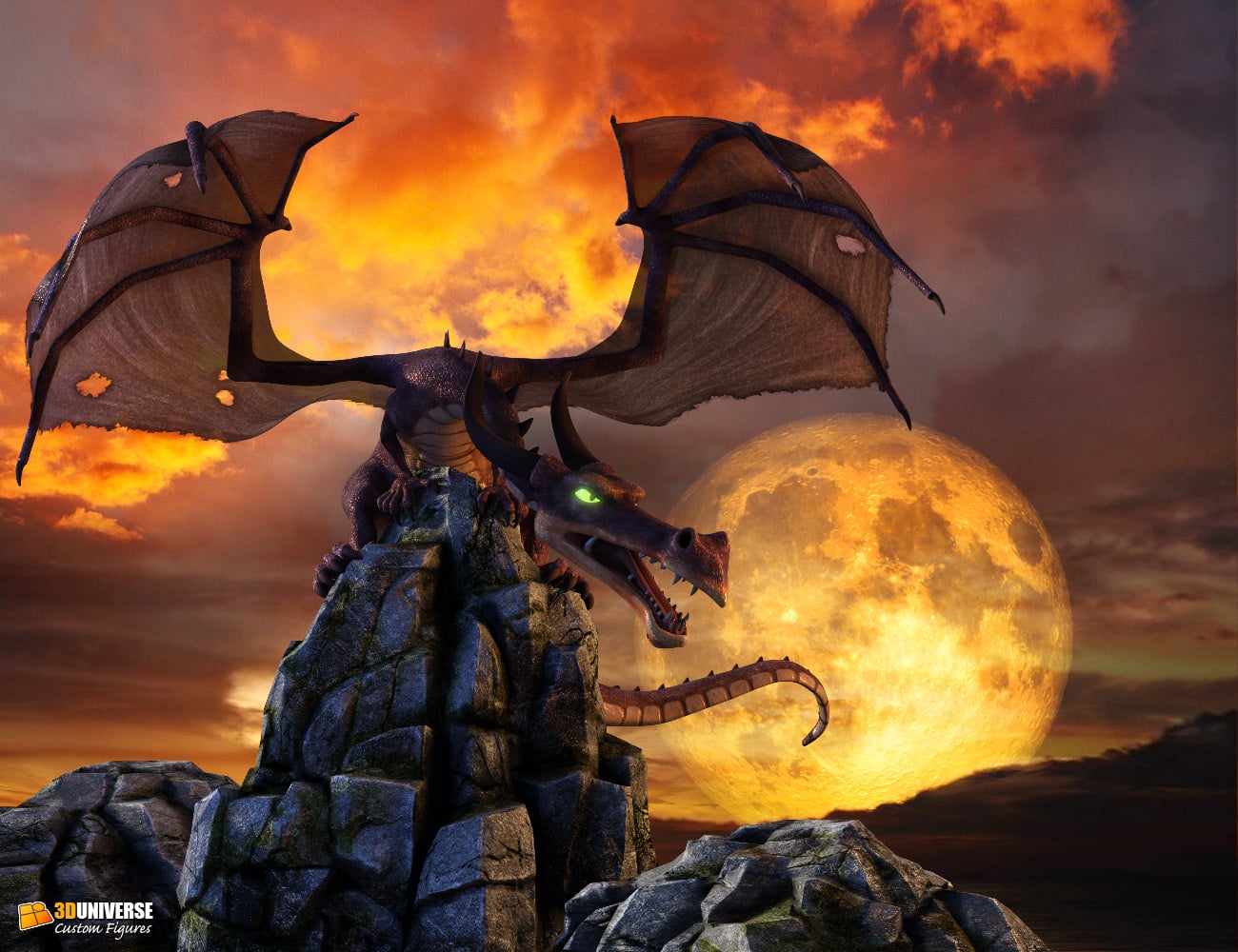 Mythical Dragon for Daz Dragon 3 | Daz 3D