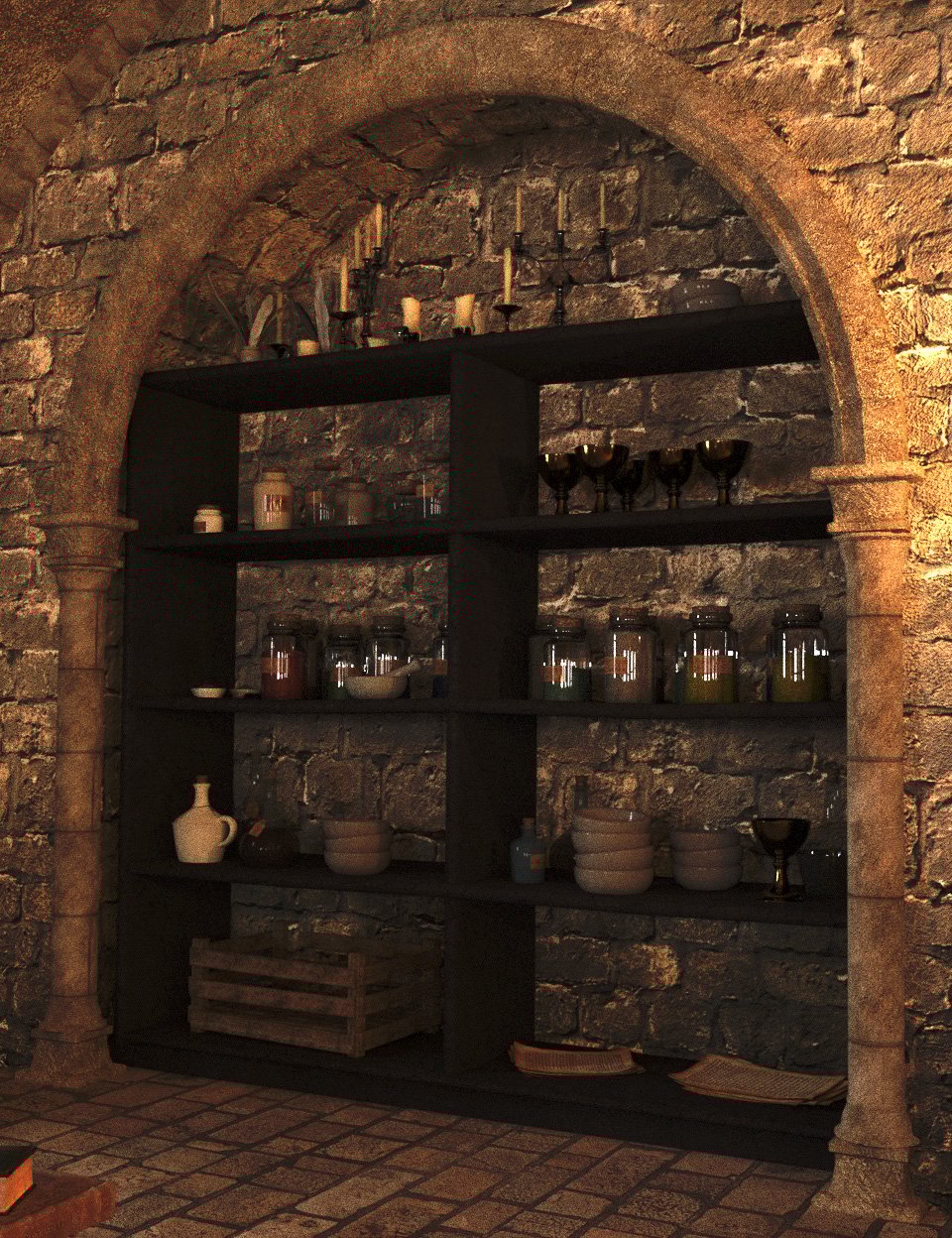 Medieval Scriptorium | Daz 3D