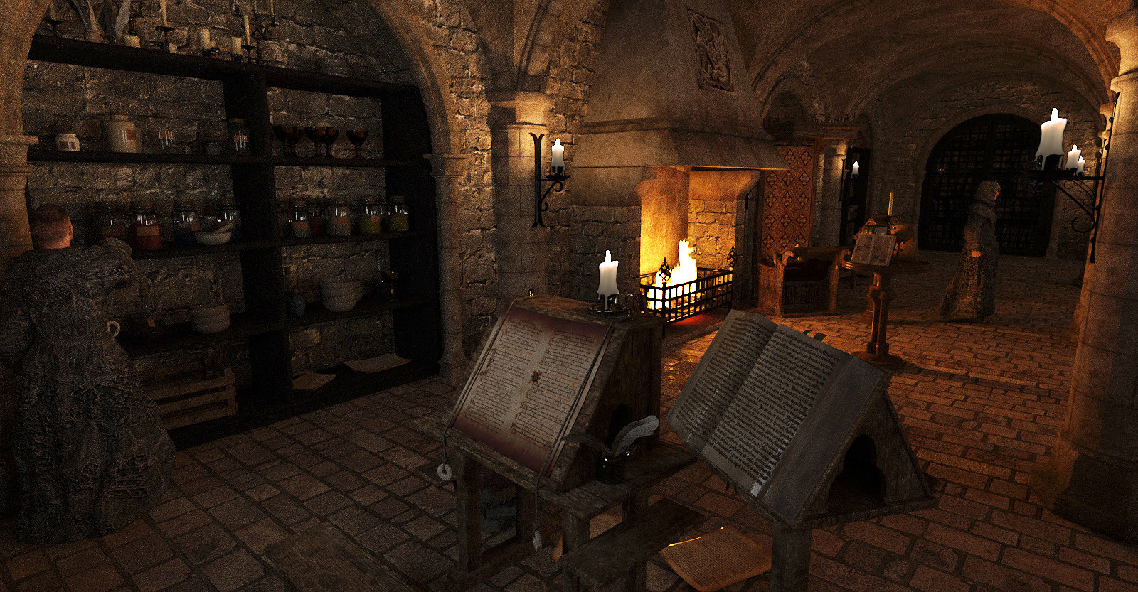 Medieval Scriptorium | Daz 3D