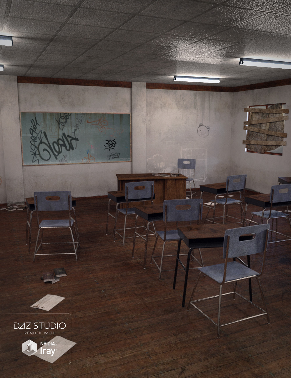 Rundown School Classroom [Documentation Center]