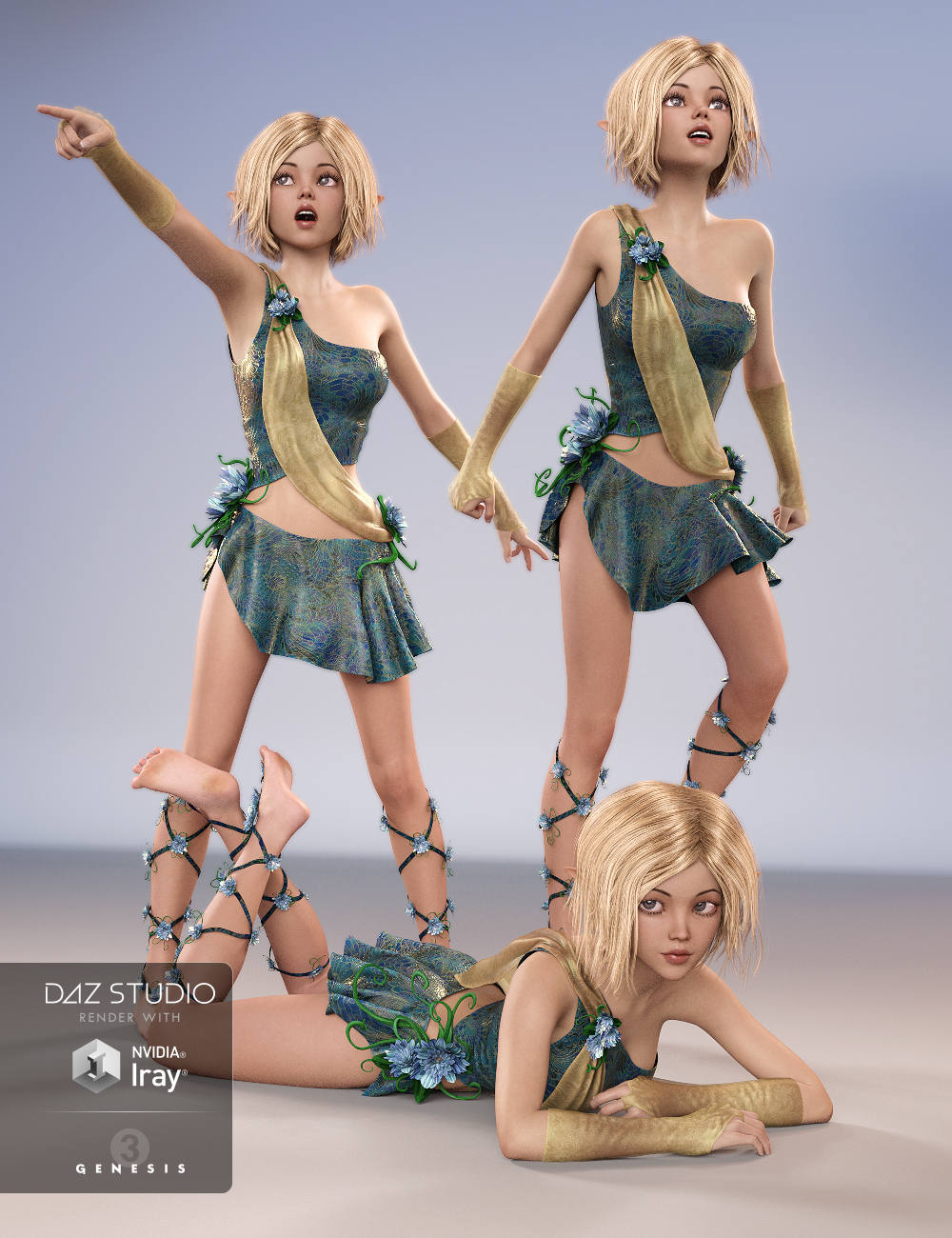 Mika 7 Pro Bundle | Daz 3D