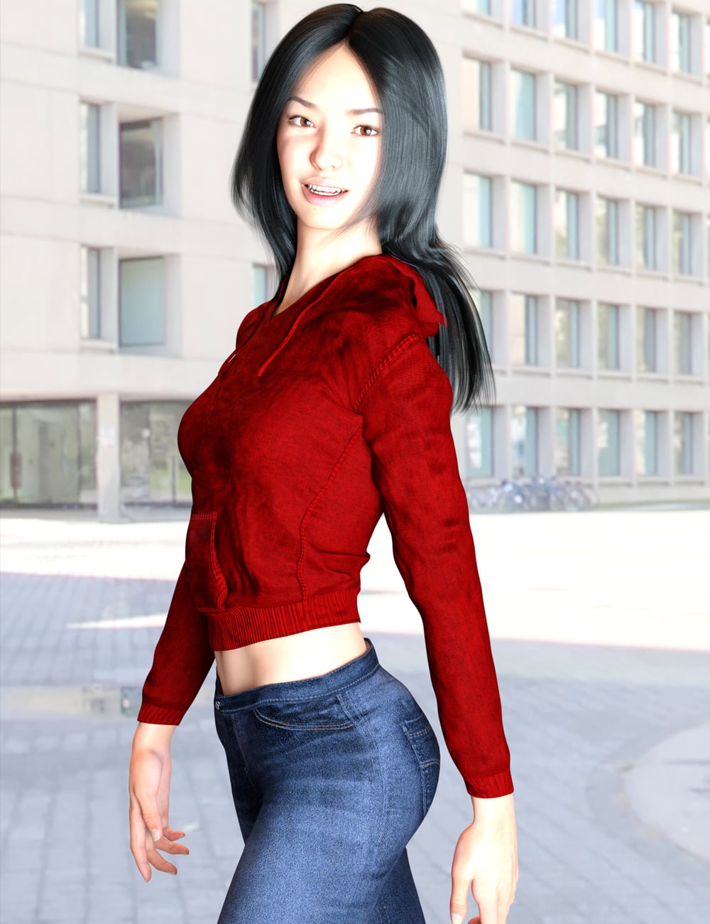X-Fashion GirlOutfit2 for Genesis 3 Female(s) | Daz 3D