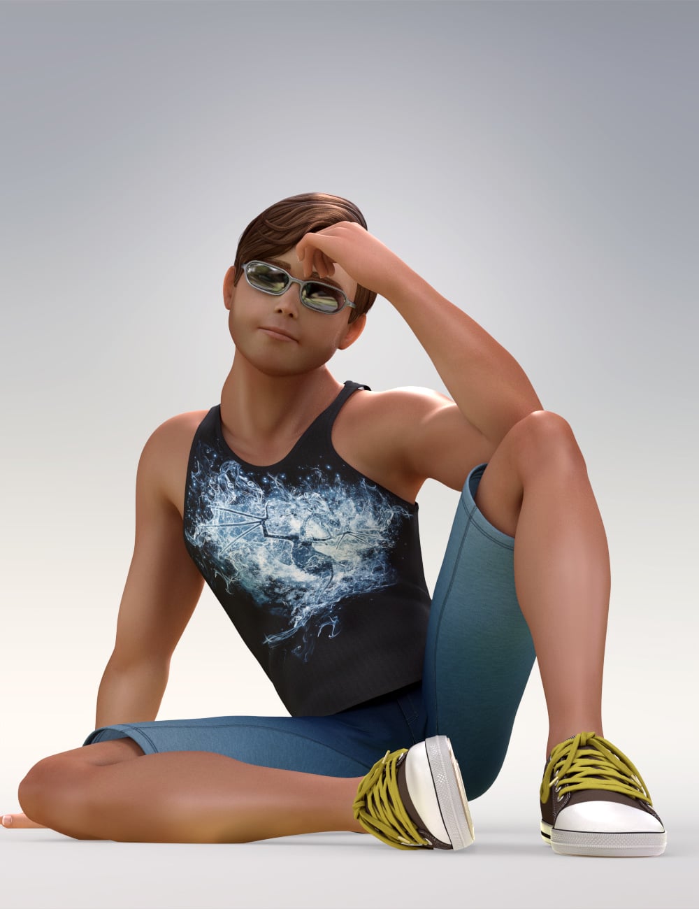 Stylized Matt Bundle for Genesis 3 Male(s) | Daz 3D