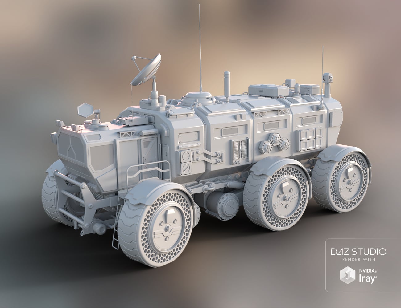Sci-fi Rover: Titan | Daz 3D