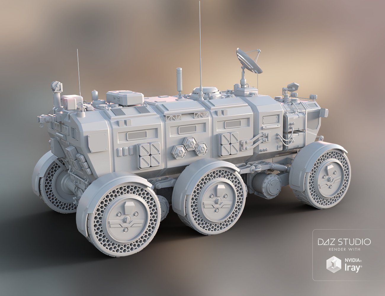Sci-fi Rover: Titan | Daz 3D