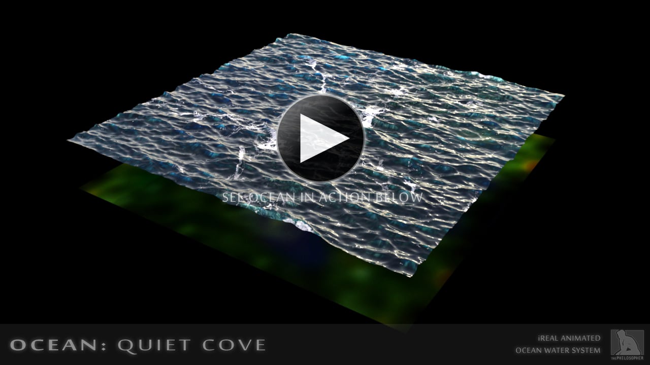 iREAL Animated Ocean Water System | Daz 3D