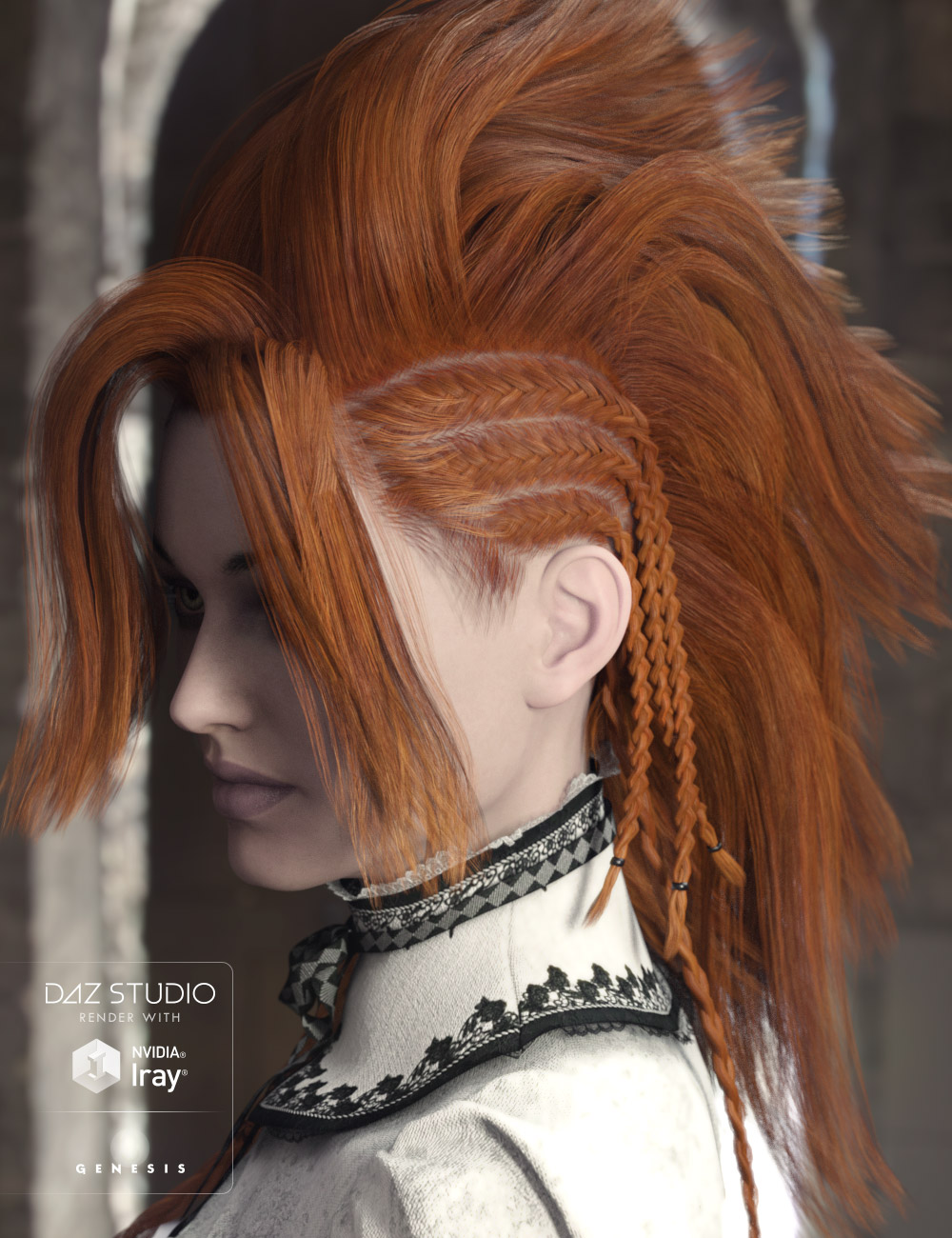 Nox Hair for Genesis 3 Male(s) & Female(s) | Daz 3D