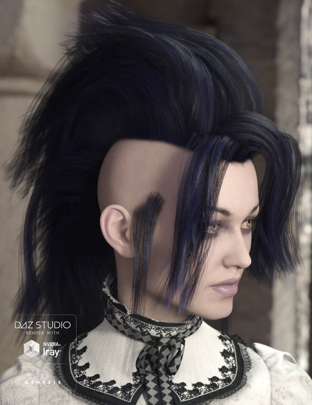 Nox Hair for Genesis 3 Male(s) & Female(s) | Daz 3D