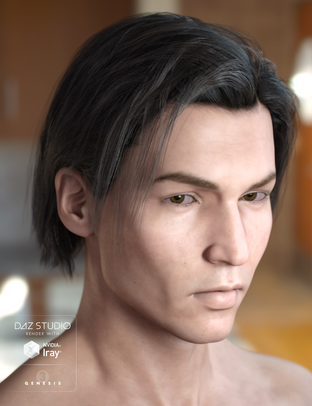 Dax Hair for Genesis 3 Male(s) & Female(s) | Daz 3D