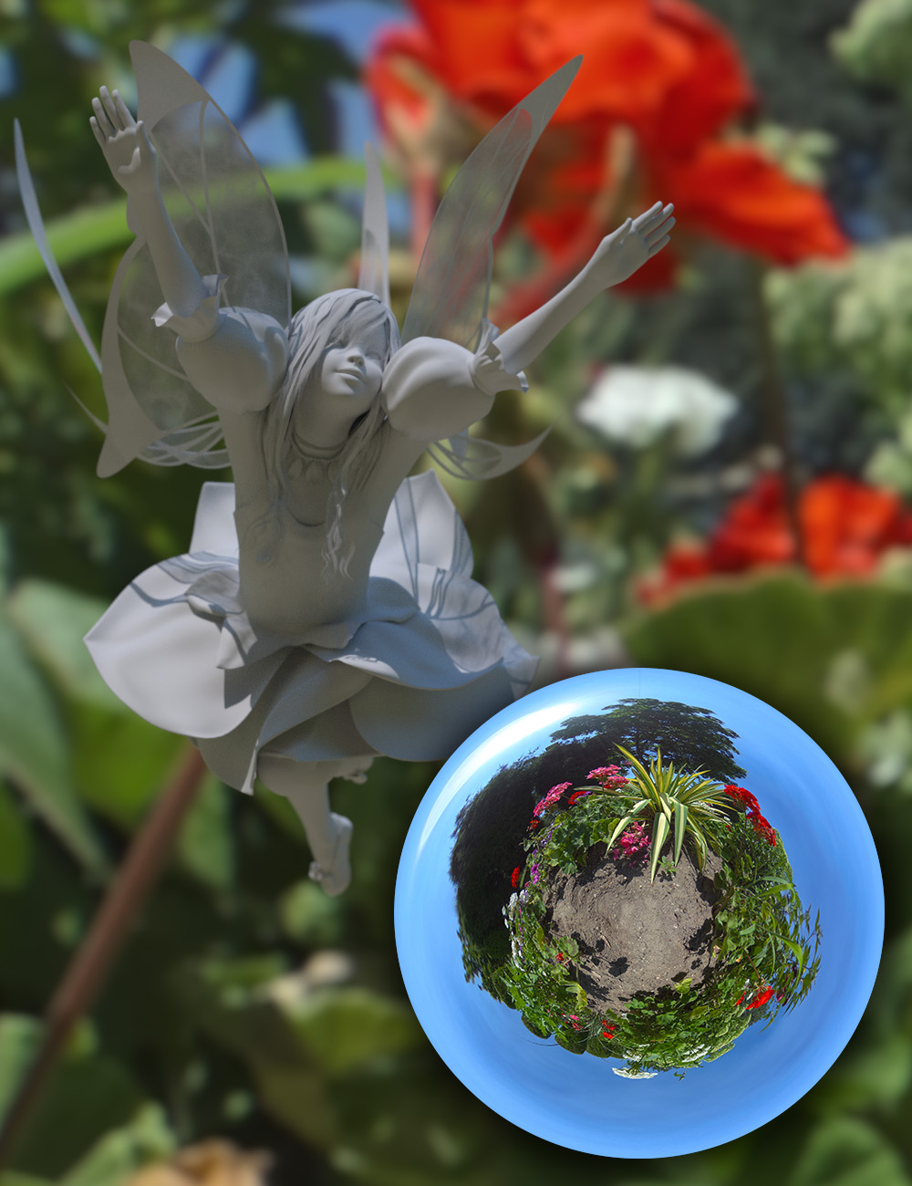 Fairy Scale IBL - Flower Fairy HDRI Environments | Daz 3D