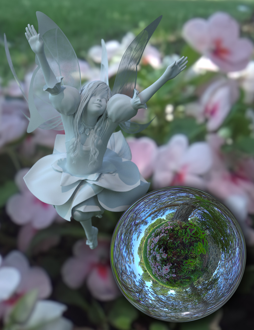 Fairy Scale IBL - Flower Fairy HDRI Environments | Daz 3D