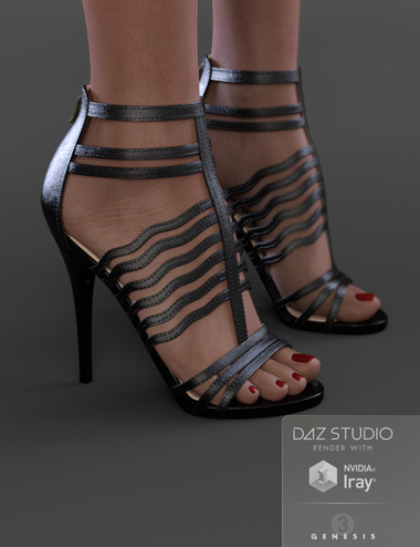 Mila Heels for Genesis 3 Female(s) | Daz 3D